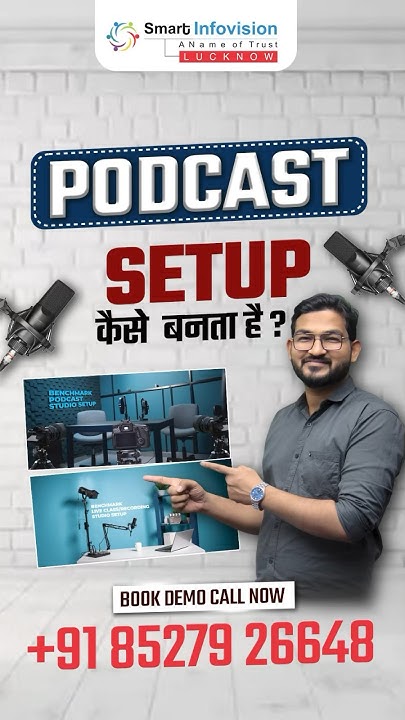 How To Build Podcast Studio Setup | Podcast Setup For Youtube | Budget Podcast Setup - YouTube