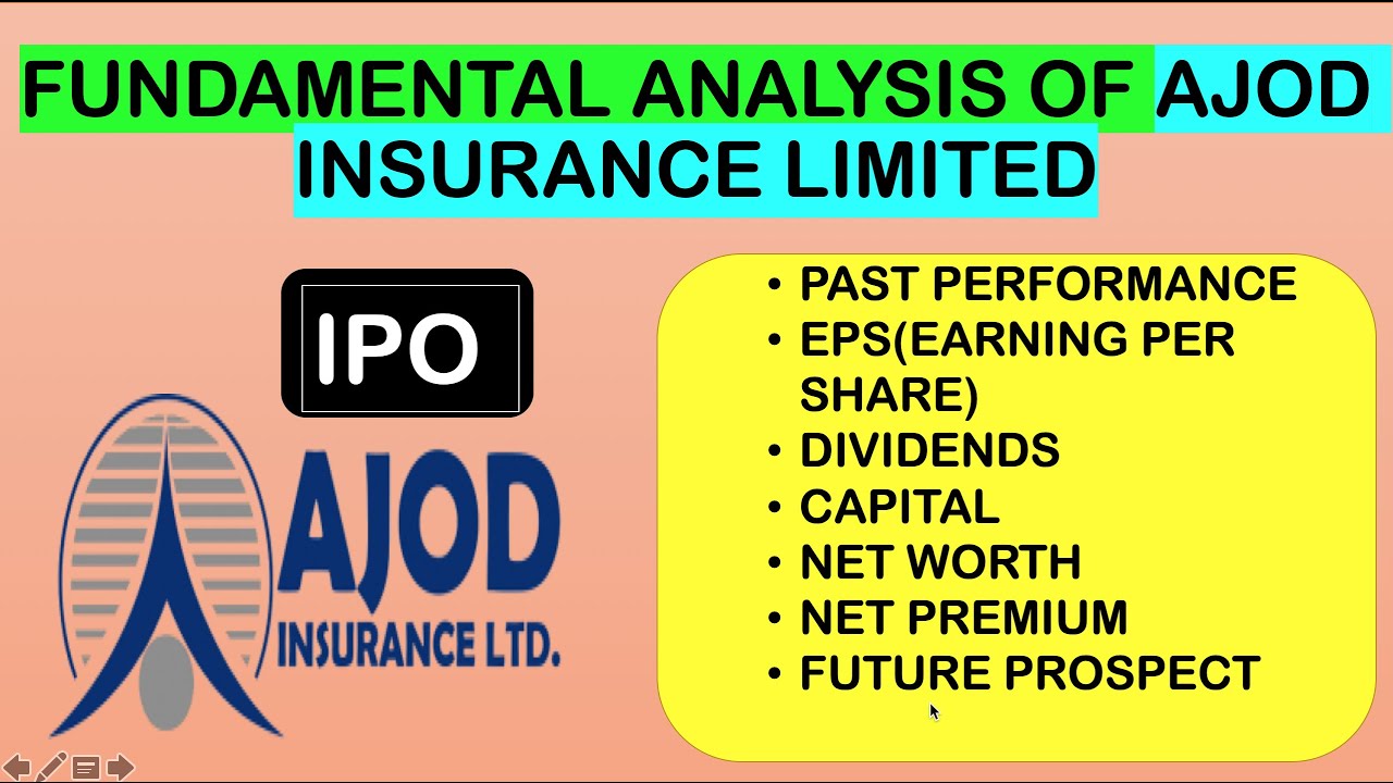 fundamental analysis of ajod insurance limited? IPO/ AJOD insurance ...