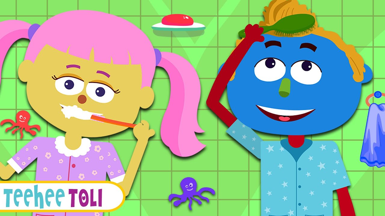 Karo Brush Roz Subha करो ब्रश + Hindi Nursery Rhymes | Teehee Toli ...
