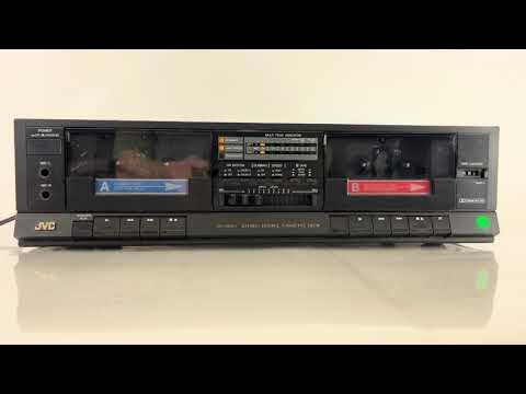 VINTAGE JVC Stereo Double Cassette Deck Tape Player TD-W20XJ - YouTube