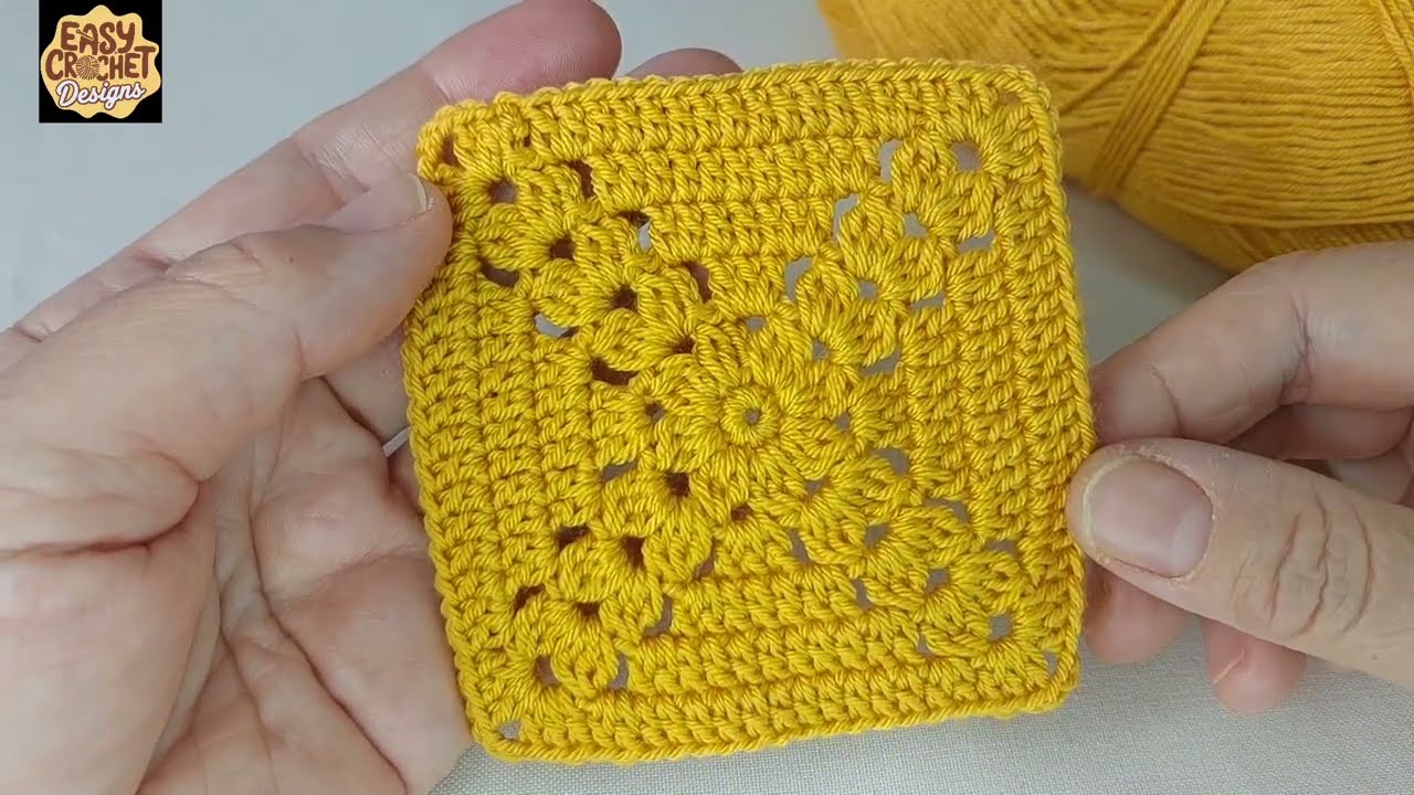 Wow Amazing‼️Single color knitted motif with crochet | Single Color ...