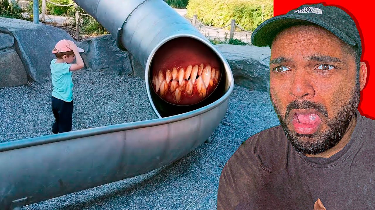 Cet ENFANT a trouvé SLIDE EATER dans un PARC DE JEUX ! - YouTube