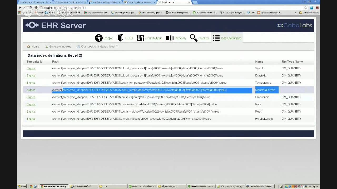 openEHR Operational Templates y CaboLabs EHRServer - YouTube