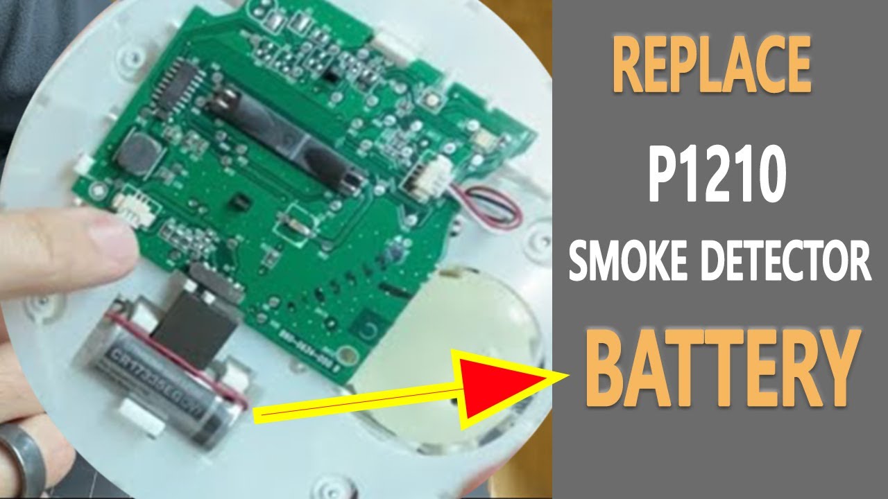 How To Replace P1210 First Alert Smoke Detector Battery? - YouTube