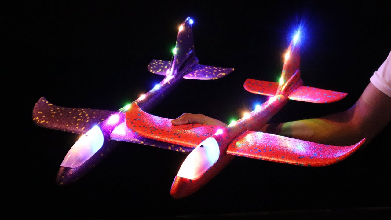 Unboxing of Led Light Aeroplane || Hand Throwing Aeroplane || - YouTube
