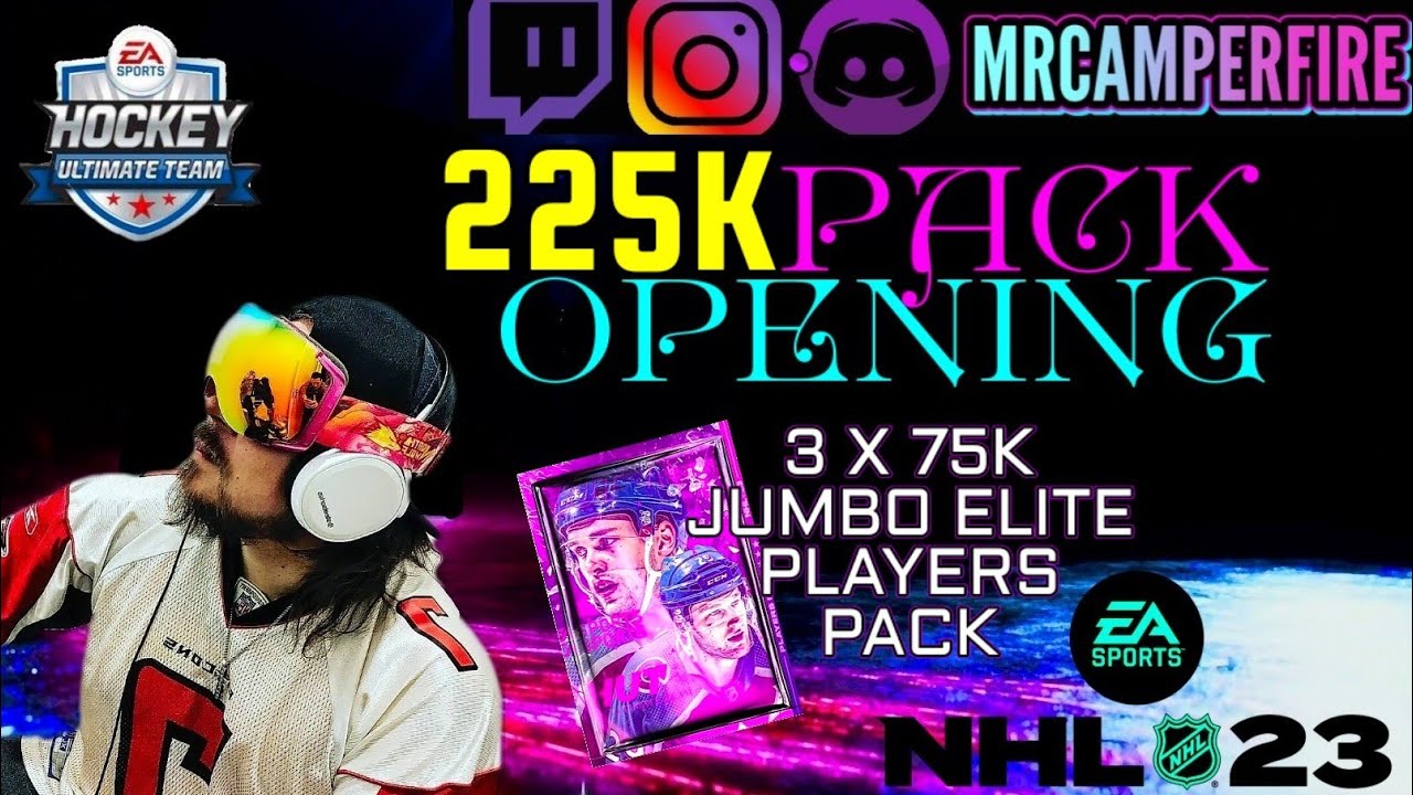 NHL 23 HUT SUOMI - 225K PACK OPENING - 3 X JUMBO ELITE PLAYERS PACK ...