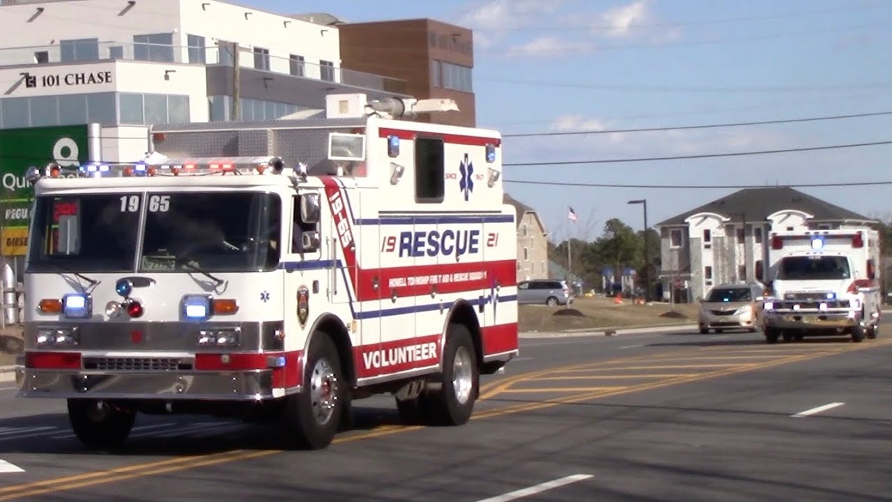 Howell First Aid Squad Rescue 19-65 And Ambulance 19-58 Responding 3-14 ...