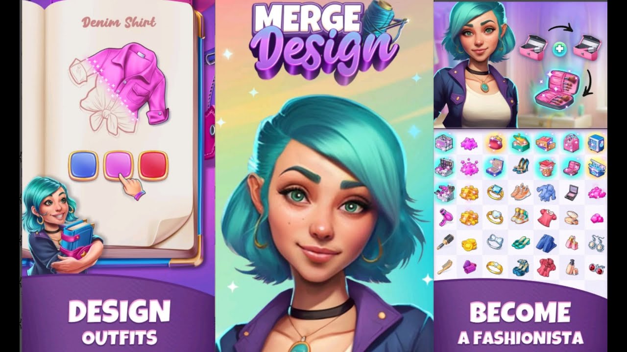 Merge Design: Puzzle & Fashion 👚👚 #merge - YouTube