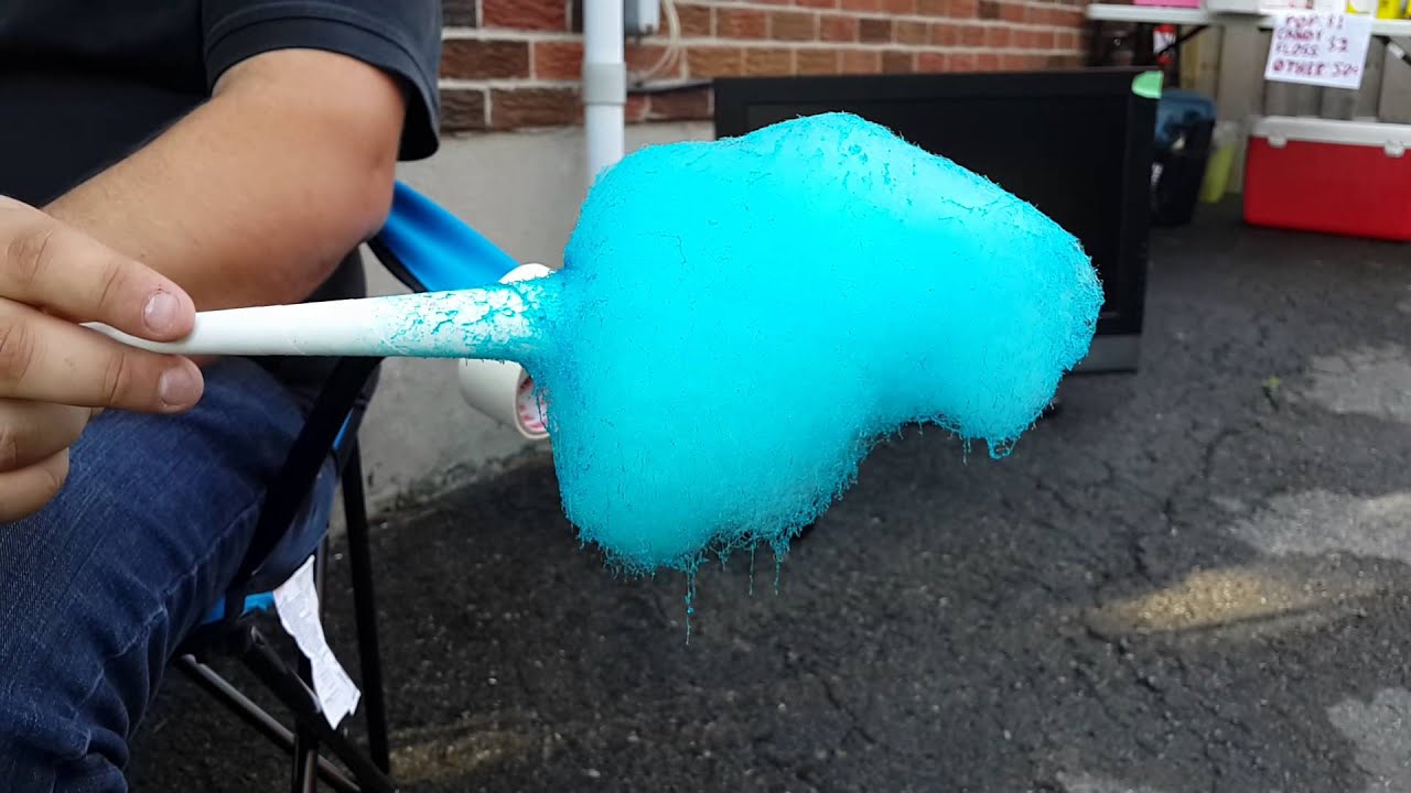The cotton candy is melting. - YouTube