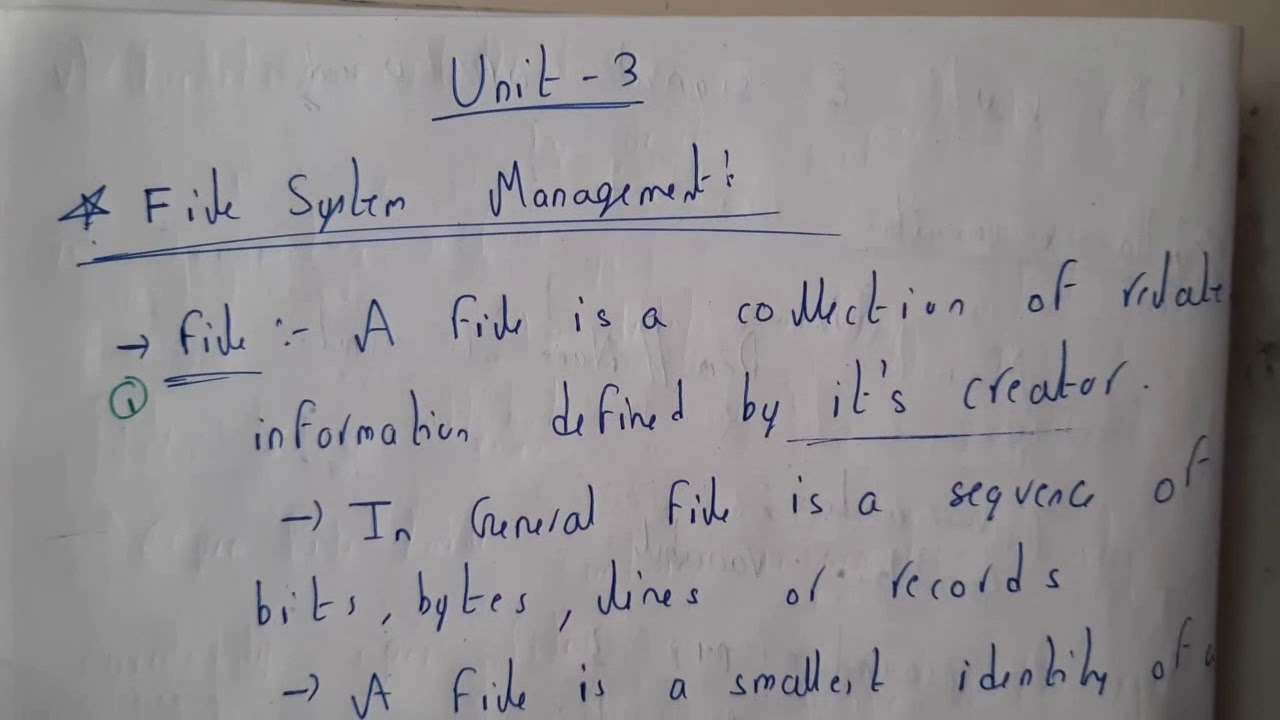 1 introction to files - YouTube