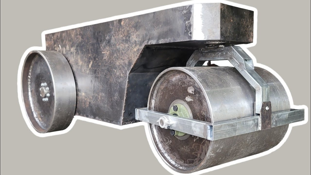 homemade road roller, part 2 | rc action homemade - YouTube