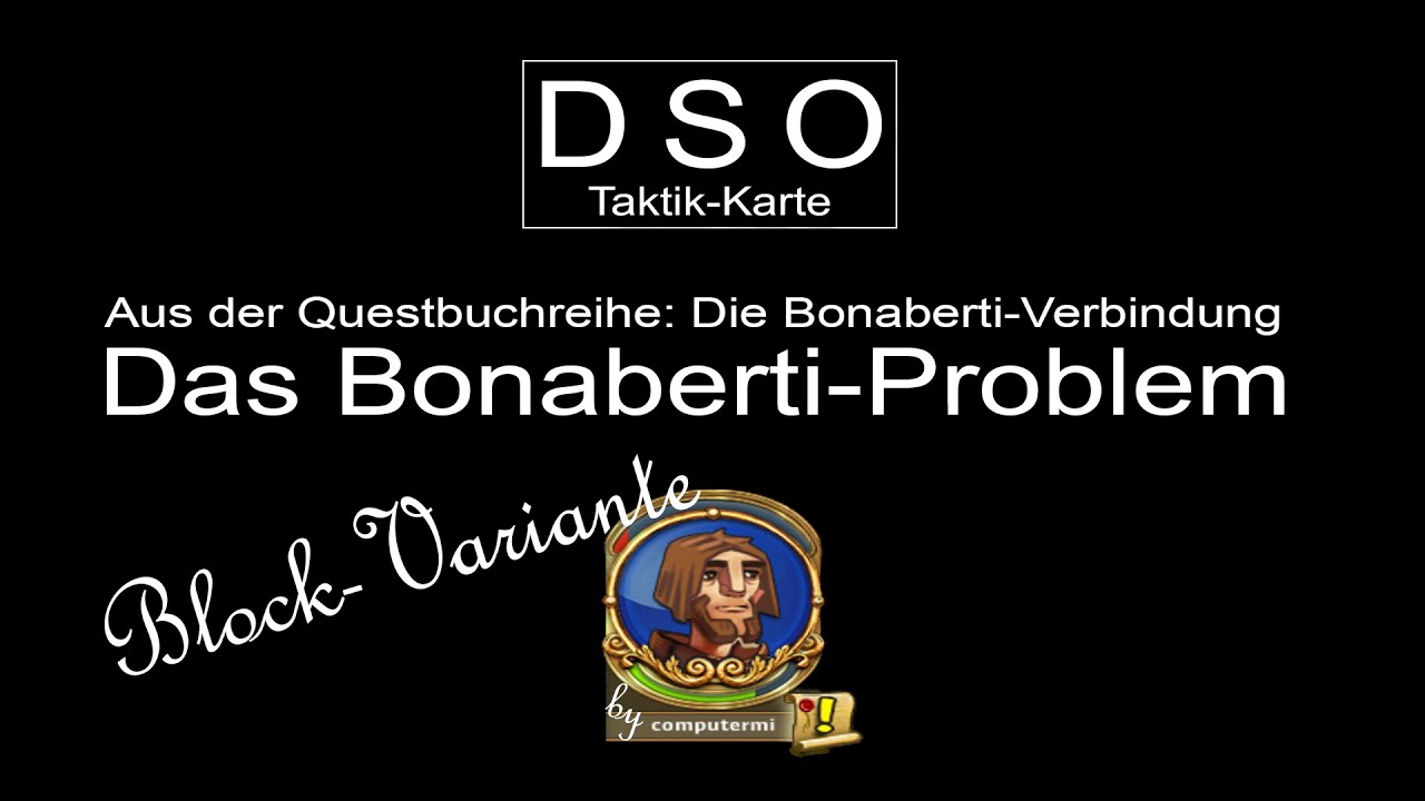 DSO "Das Bonaberti-Problem" gelöst - Block-Variante für G2 - YouTube