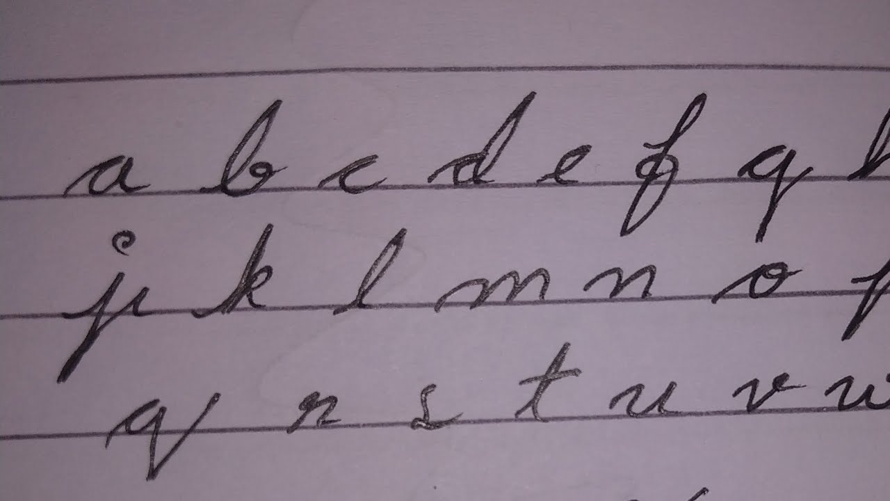 How to write English small letters|handwriting for kids - YouTube