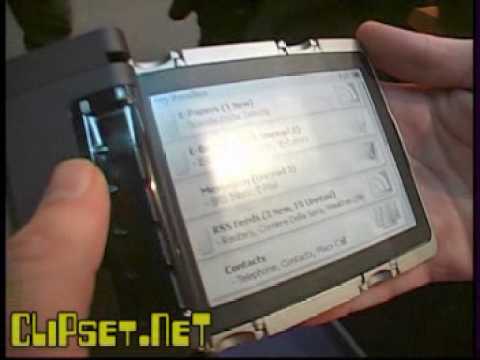 New polymer vision readius mwc2008 - YouTube