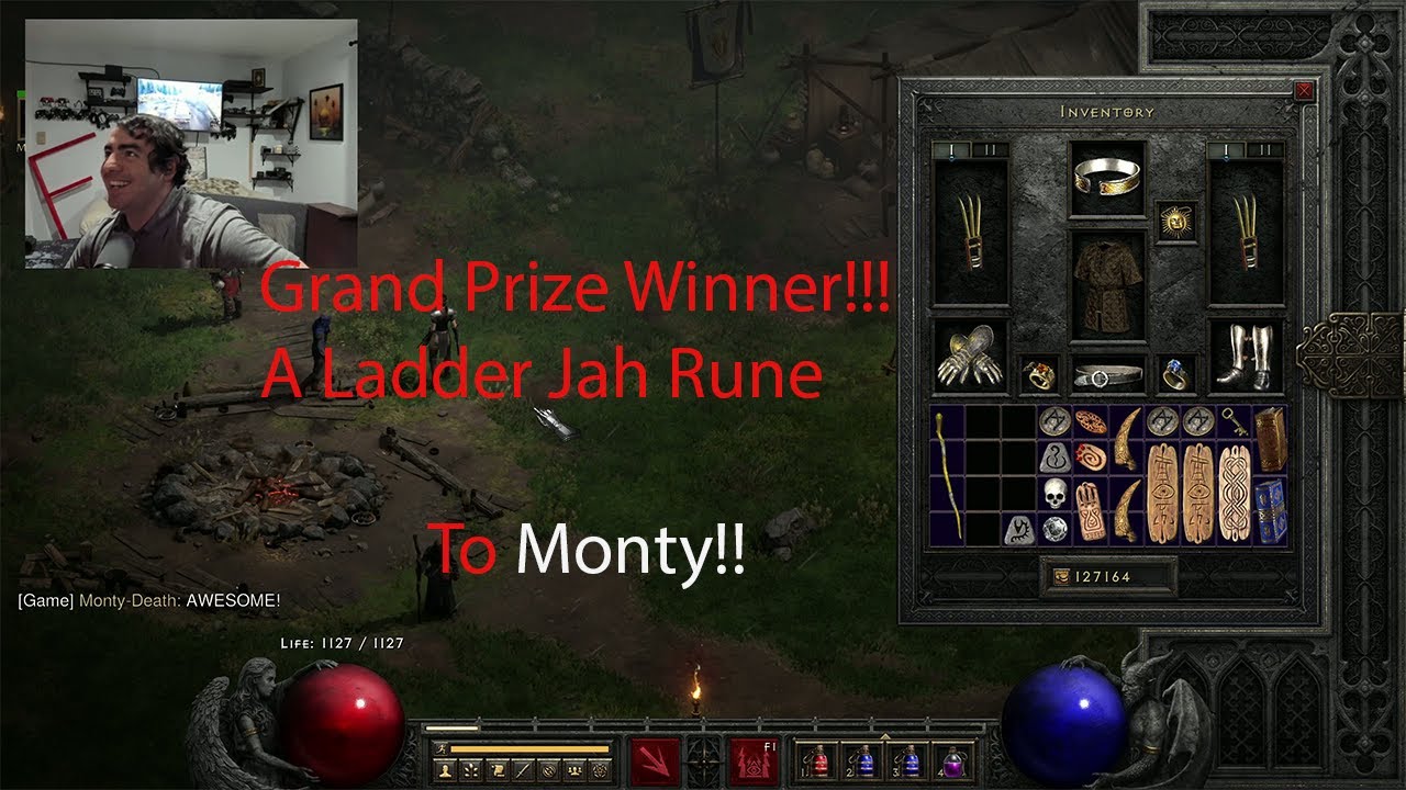 Diablo II: Resurrected Giveaway Winner -Monty Jah Rune - YouTube