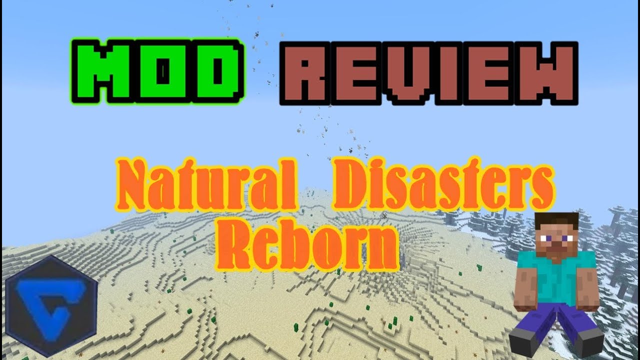 MINECRAFT MOD REVIEW: NATURAL DISASTERS REBORN - YouTube