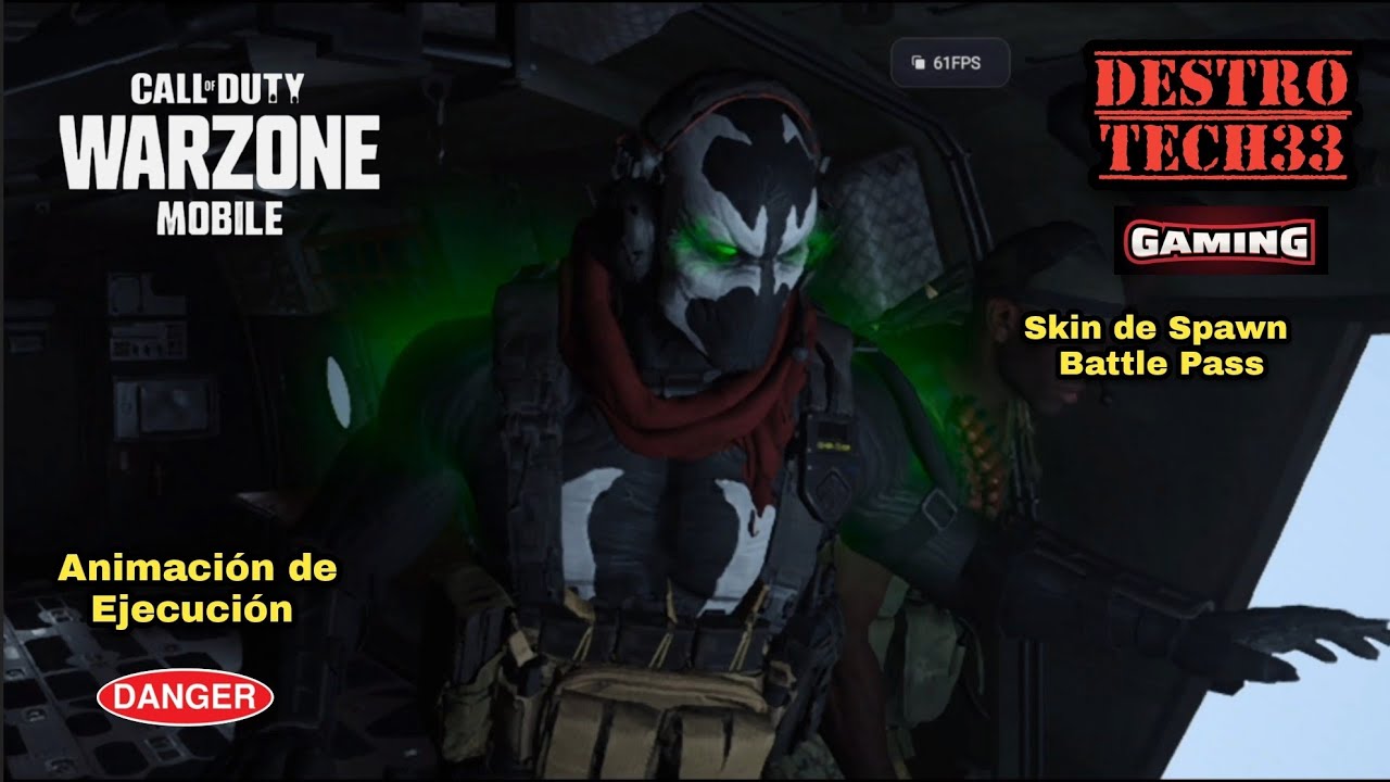 Skin De Spawn De Battle Pass Warzone Mobile y Animación de Ejecución a ...