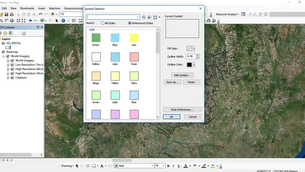Ferramenta Basemap no ArcGIS - YouTube