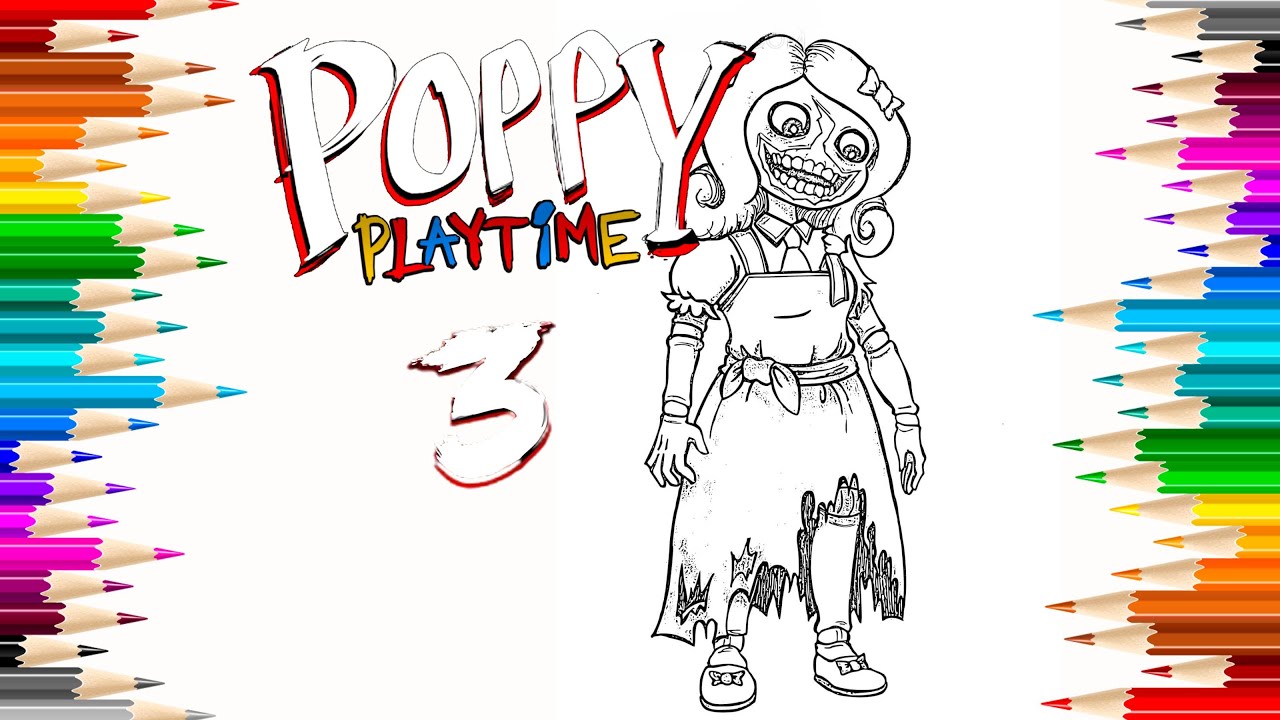 Coloring MISS DELIGHT from POPPY PLAYTIME 3 | Marker Tutorial - YouTube