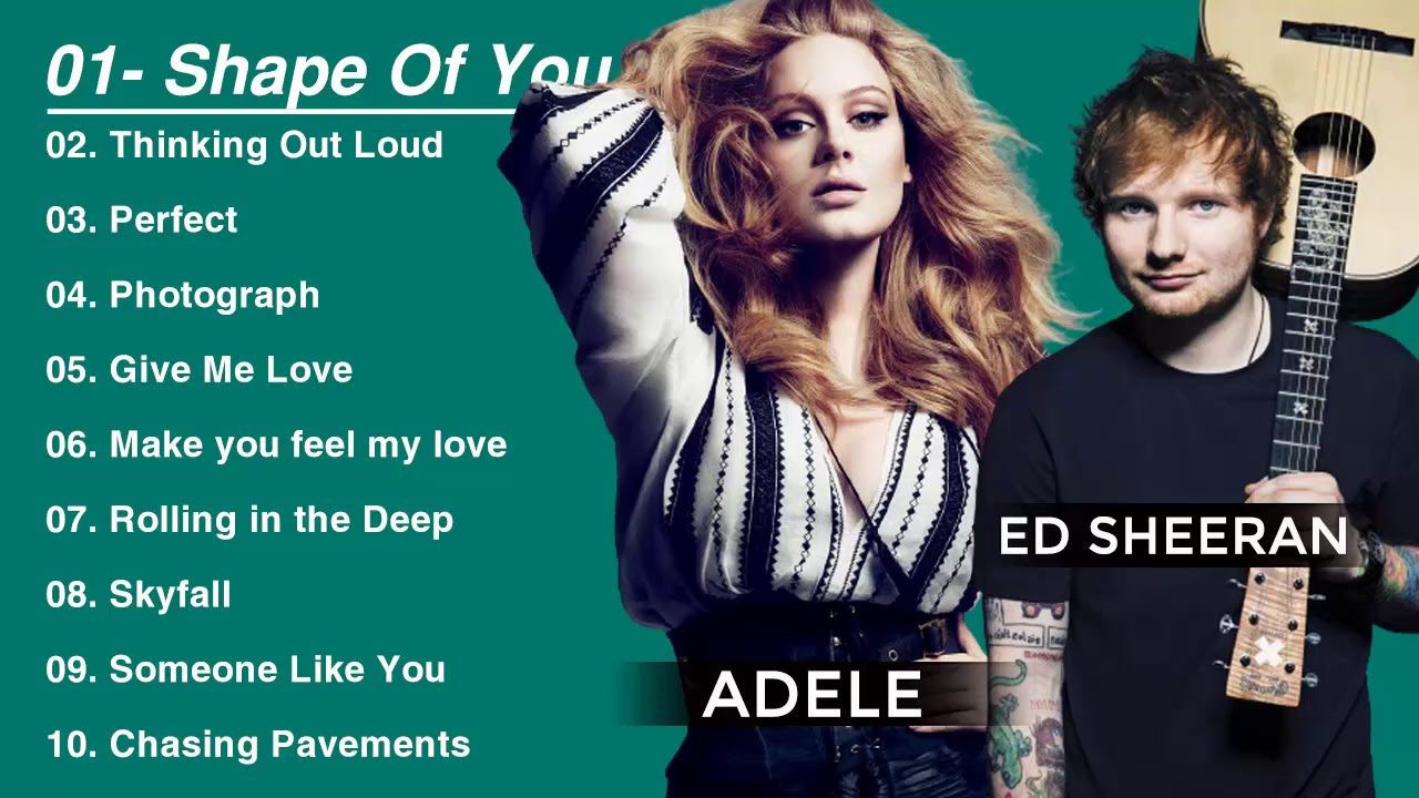 Ed Sheeran, ADELE Best Hits Full Album | Ed Sheeran, ADELE Nonstop Songs 2020 - YouTube Music