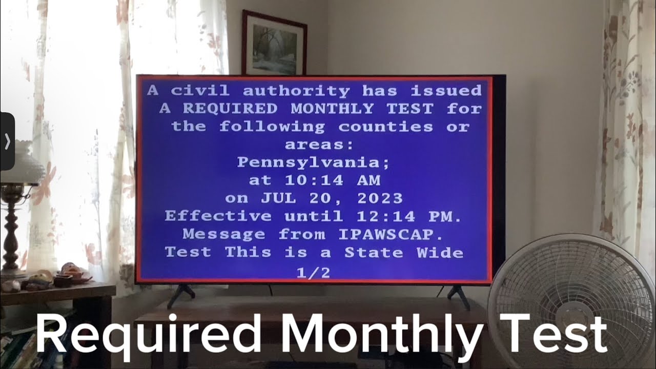 Xfinity EAS (Required Monthly Test) (4) - YouTube