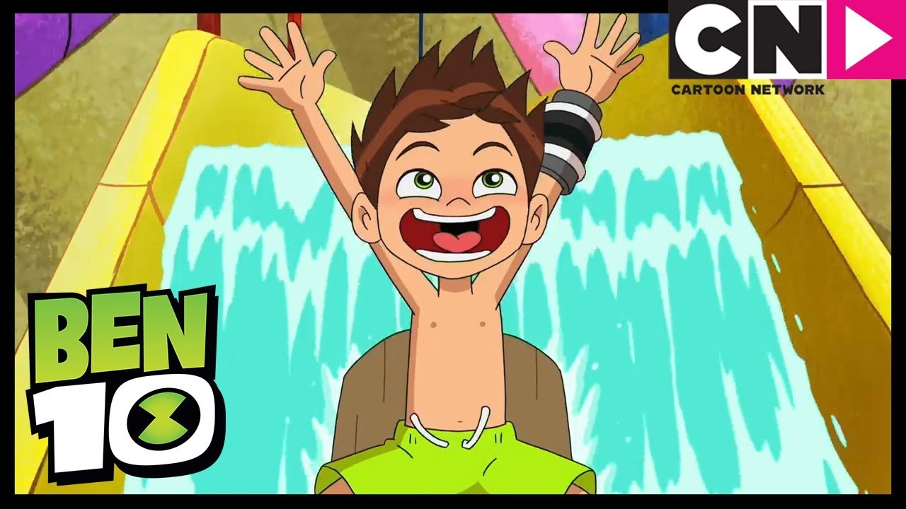 Ben 10 | Aliens Vs Frightwig at the Water Park | All Wet | Cartoon ...