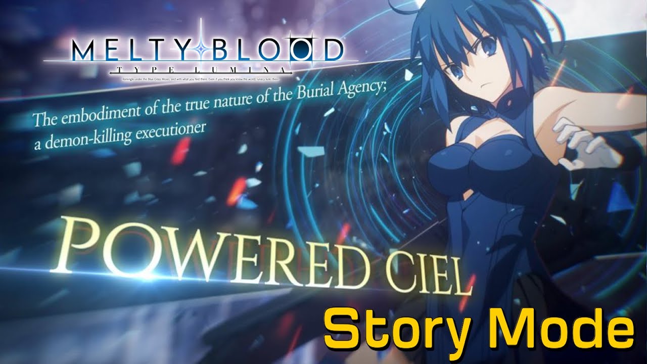 Melty Blood: Type Lumina - Story Mode: Powered Ciel - YouTube