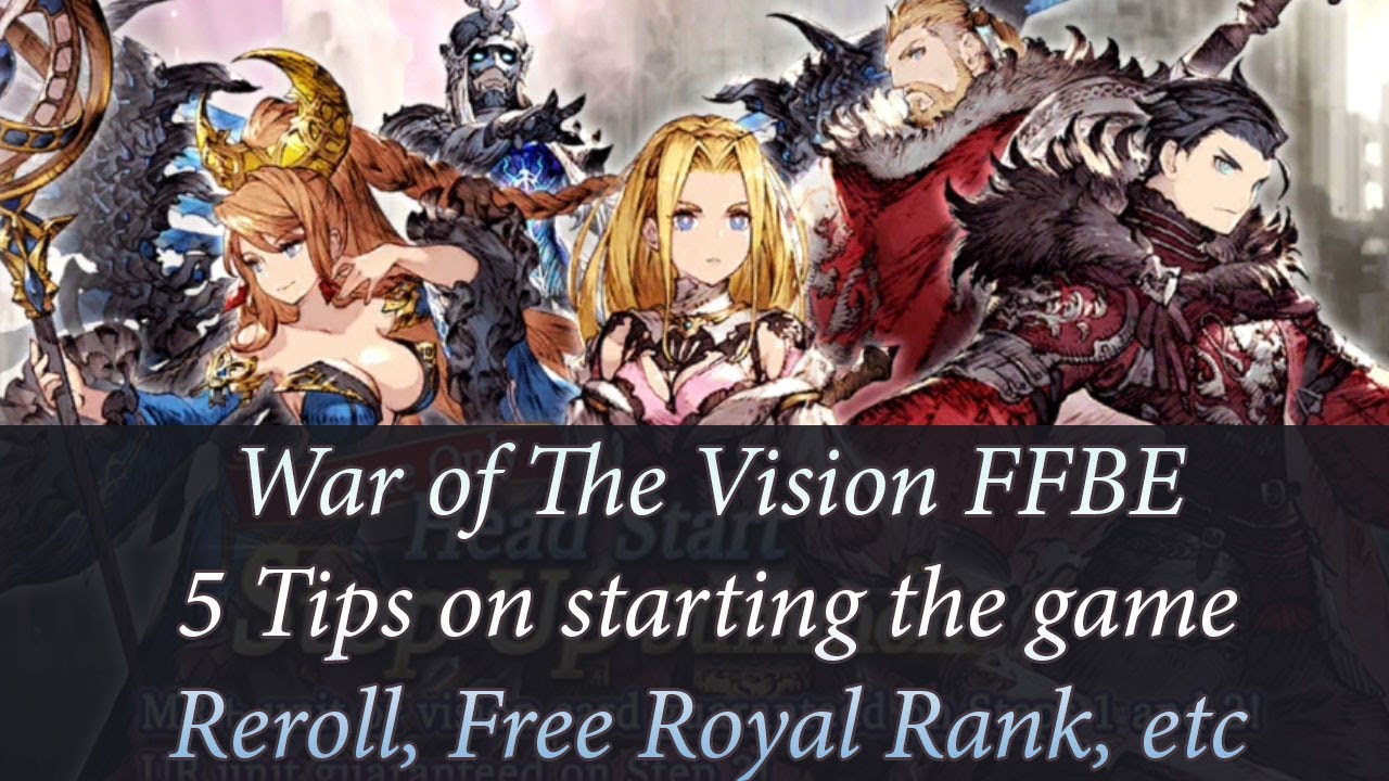 WOTV FFBE 5 Tips When Starting the Game (#1) - YouTube