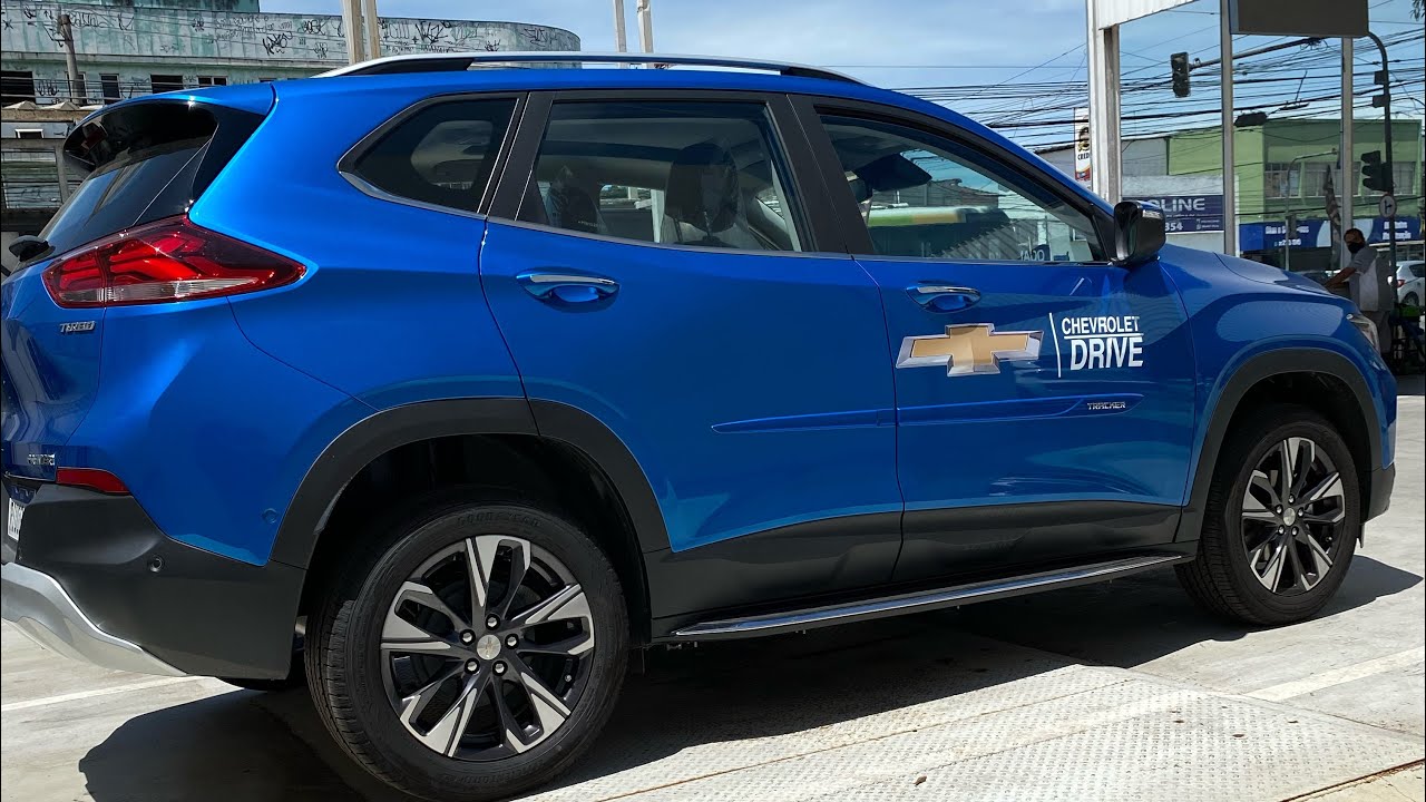 CHEVROLET TRACKER PREMIER 2021 AZUL TOP - YouTube