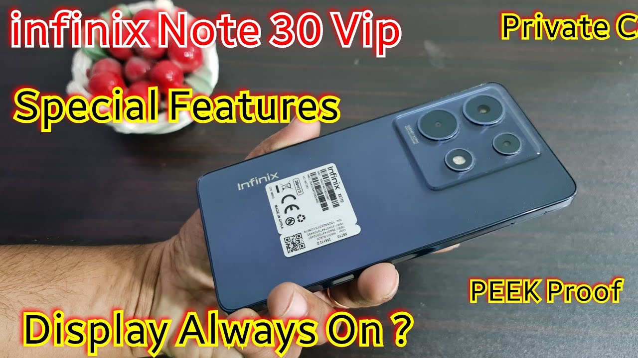 Infinix Note 30 VIP SPECIAL FEATURES | DISPLAY ALWAYS ON | Amazing New ...