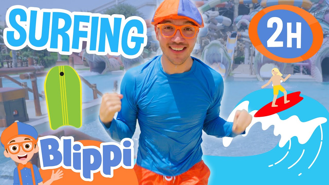 Blippi's Wet and Wild Water Park Wonderland 🌊 Blippi | Educational Kids ...