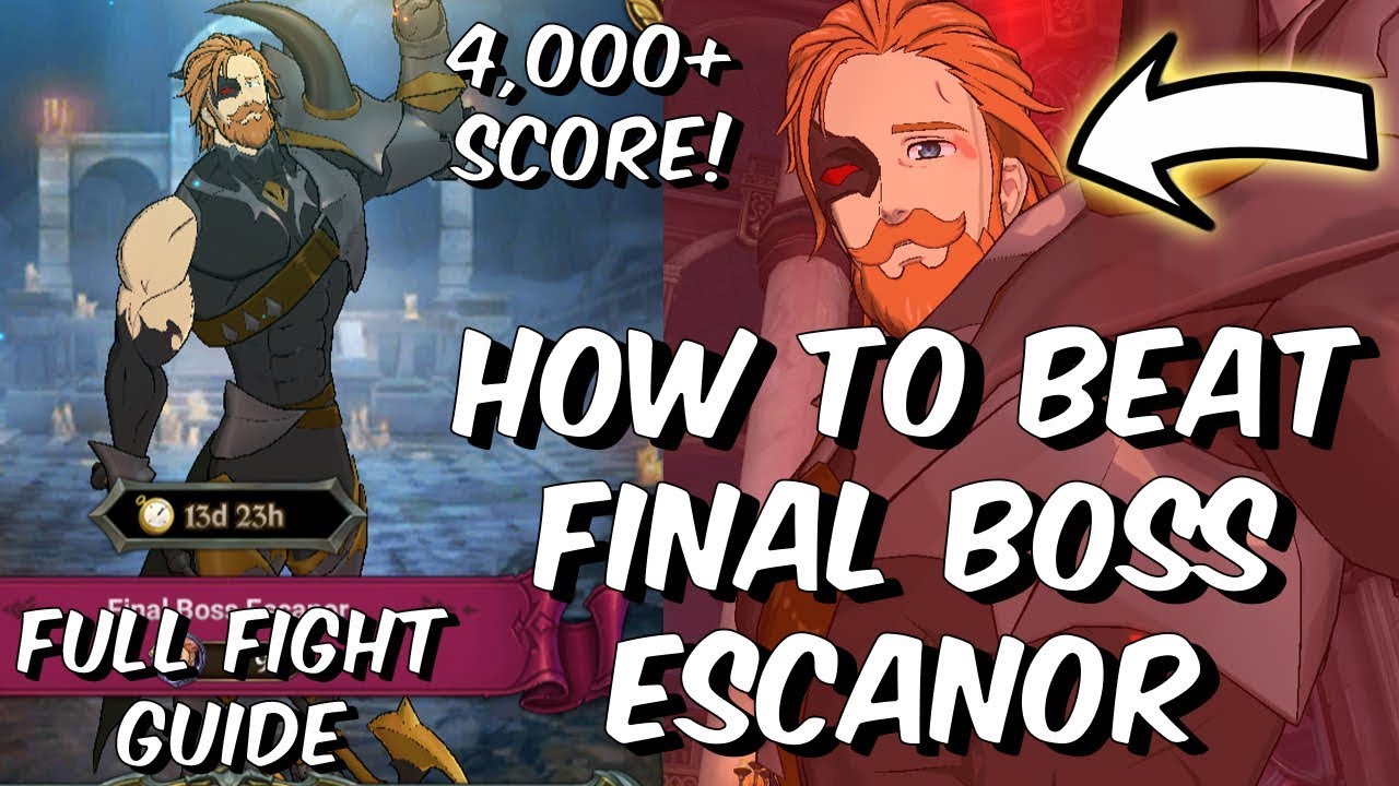 ESCANOR FINAL BOSS BATTLE CHALLENGE(QUICK DEFEAT)#7dsglobal #7ds # ...