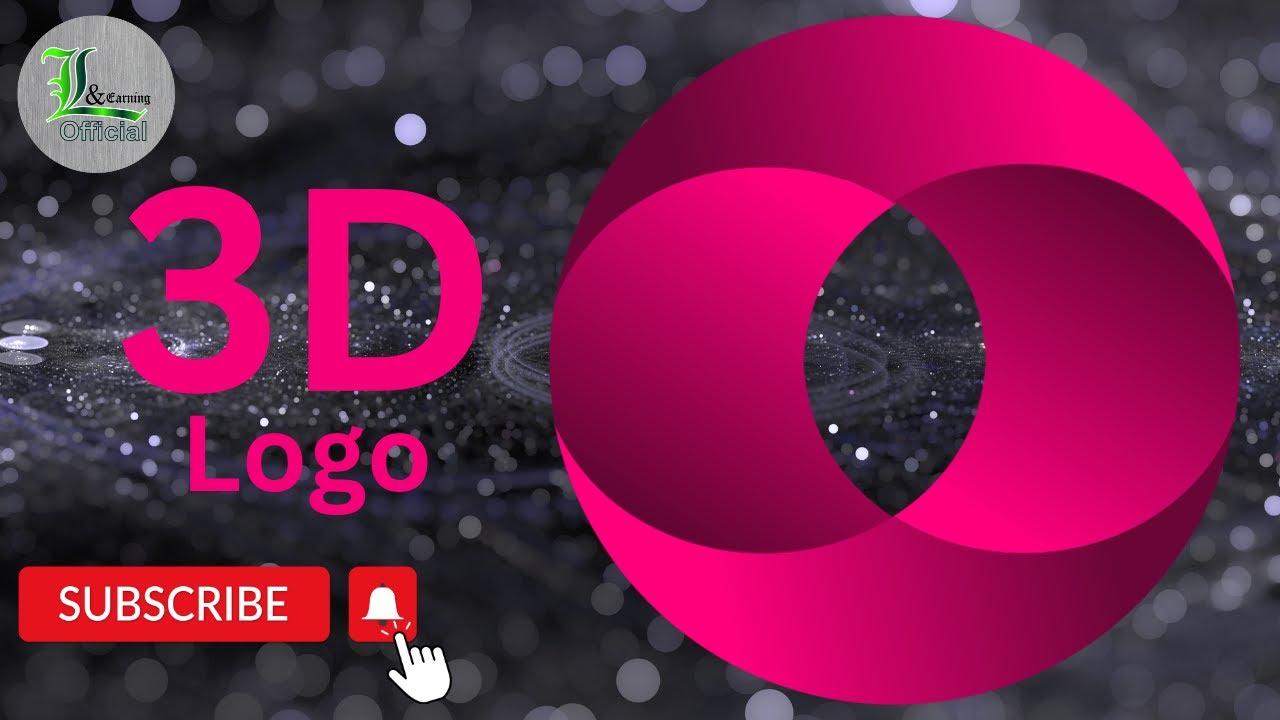 how to design a logo | how to make a realistic logo | how to make 3d ...