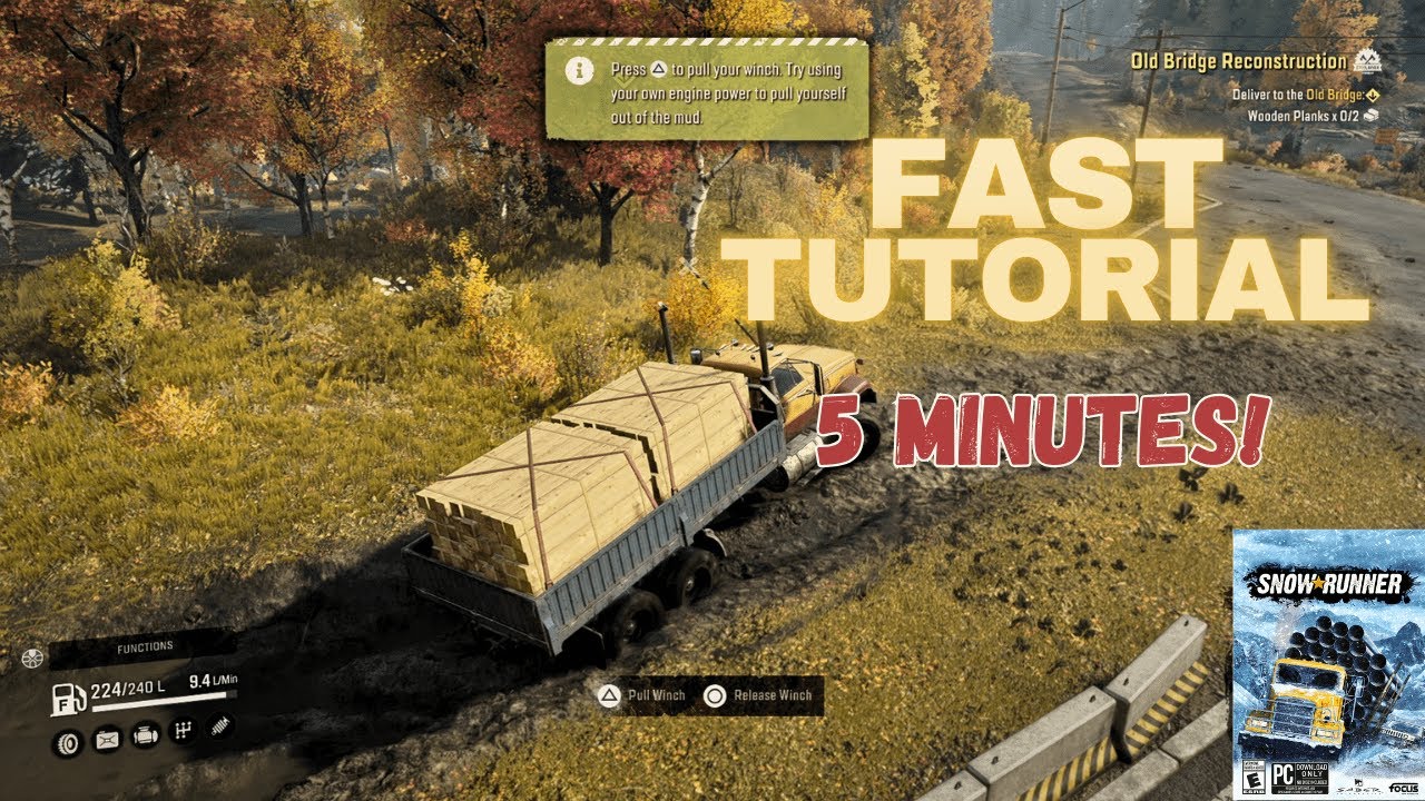 How to Finish the SnowRunner Tutorial in Minutes and Unlock the Game ...