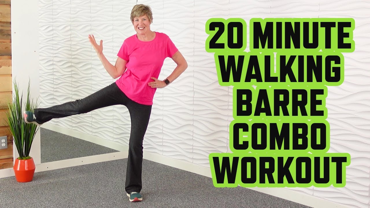 20 Minute Walking/Barre Combo Workout! - YouTube