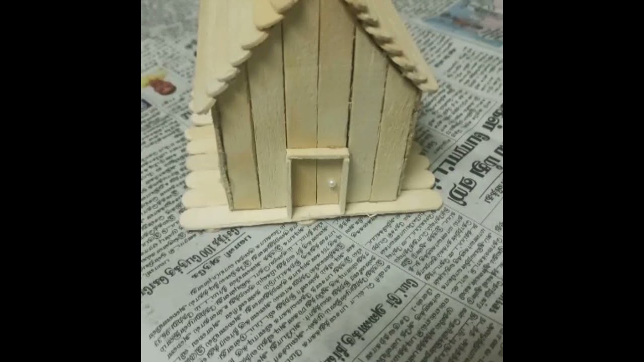 Popsicle Sticks Farm House 🏠 - YouTube