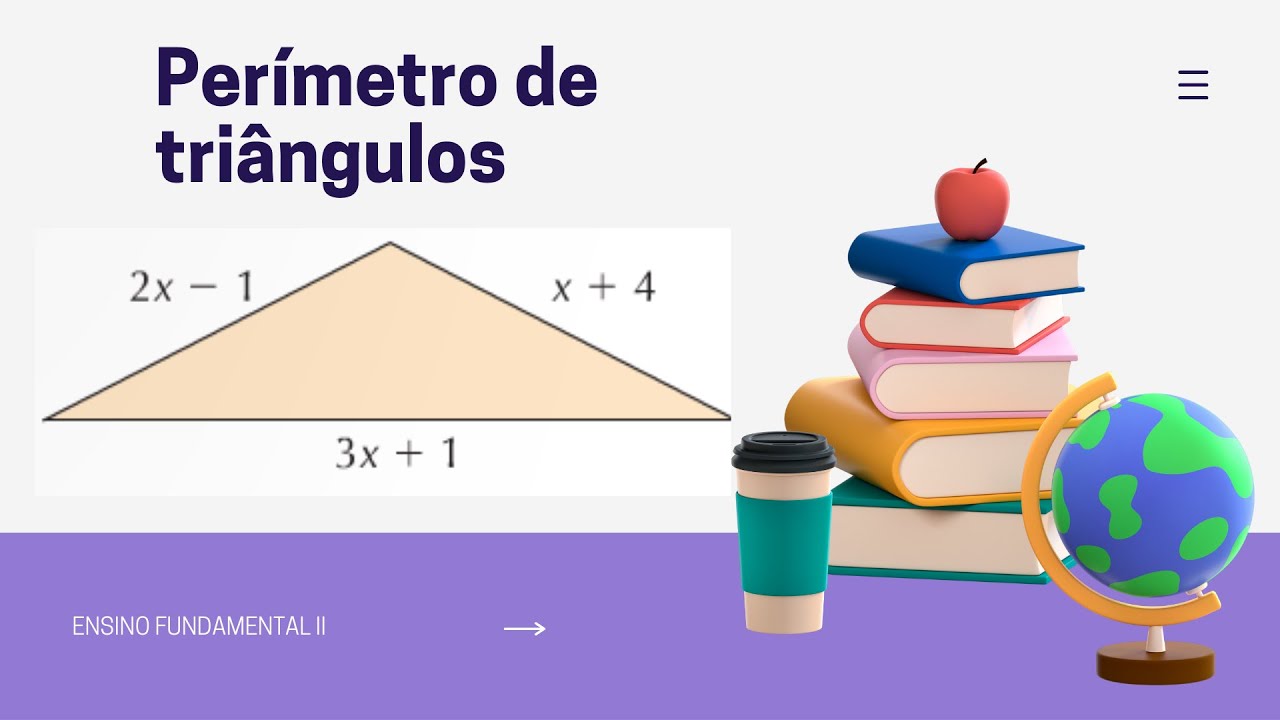 Perímetro de um triângulo - YouTube
