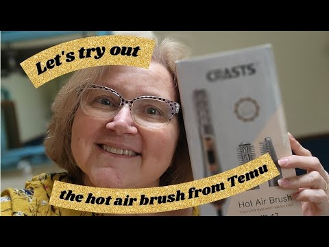 Trying The Hot Air Brush From Temu - YouTube