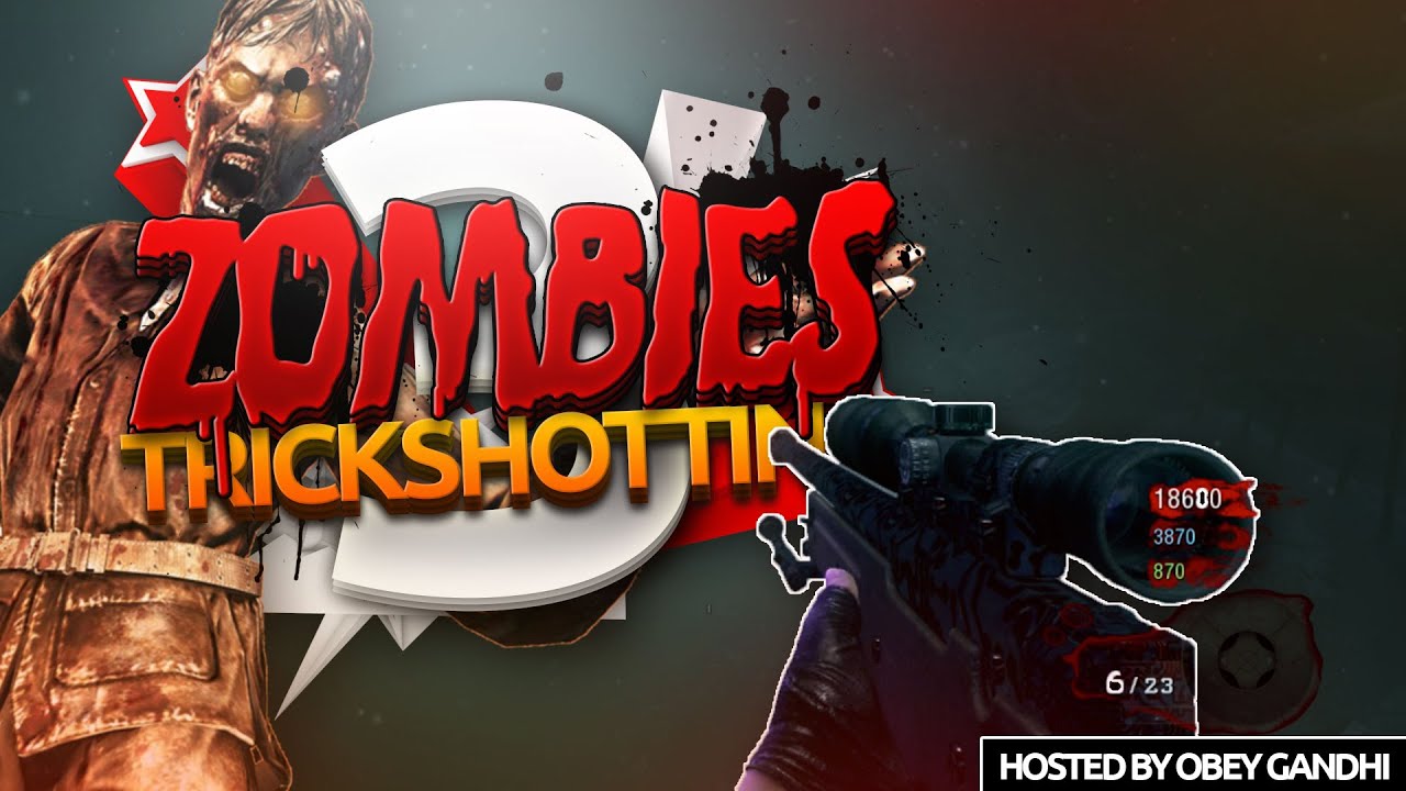 Obey Gandhi: Zombies Trickshotting - Episode 3 (BEST SHOT YET) - YouTube