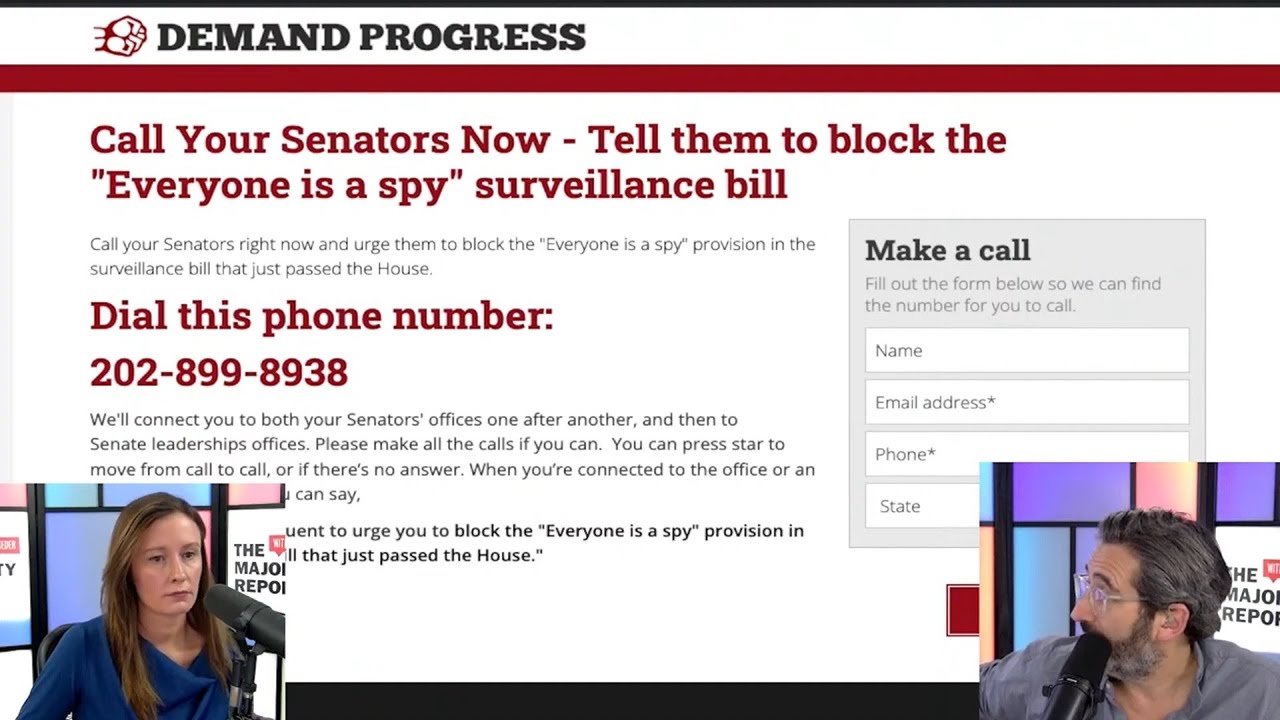 Call YOUR Senators NOW To BLOCK "Everybody Is A Spy" Provision In FISA ...