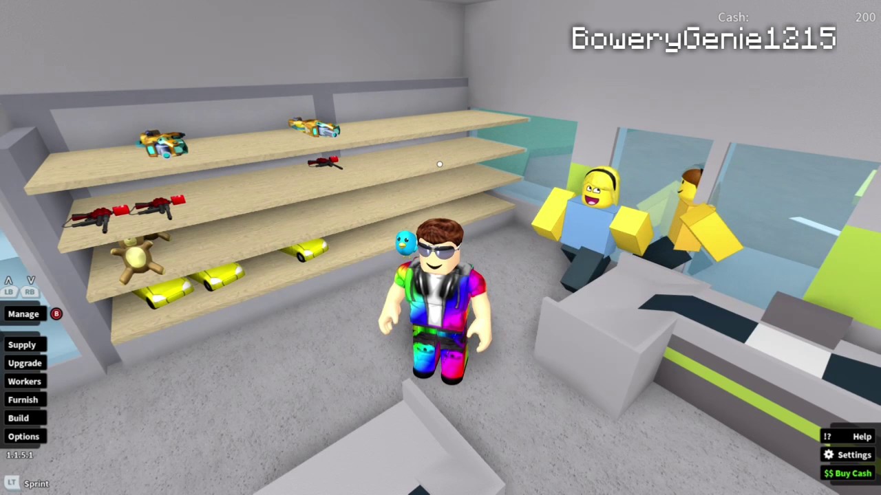 Roblox: Retail Tycoon #1 Learning Controls - YouTube