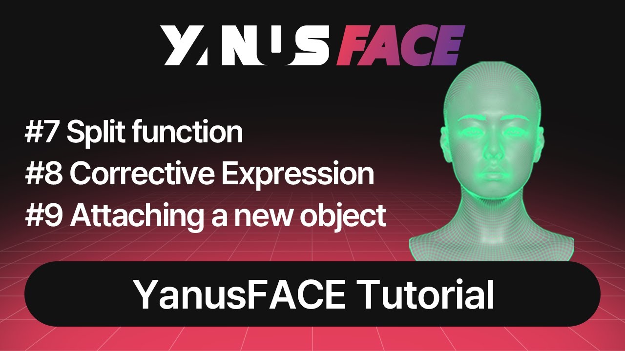 YanusSTUDIO, a new solution for facial motion capture! Third tutorial - YouTube