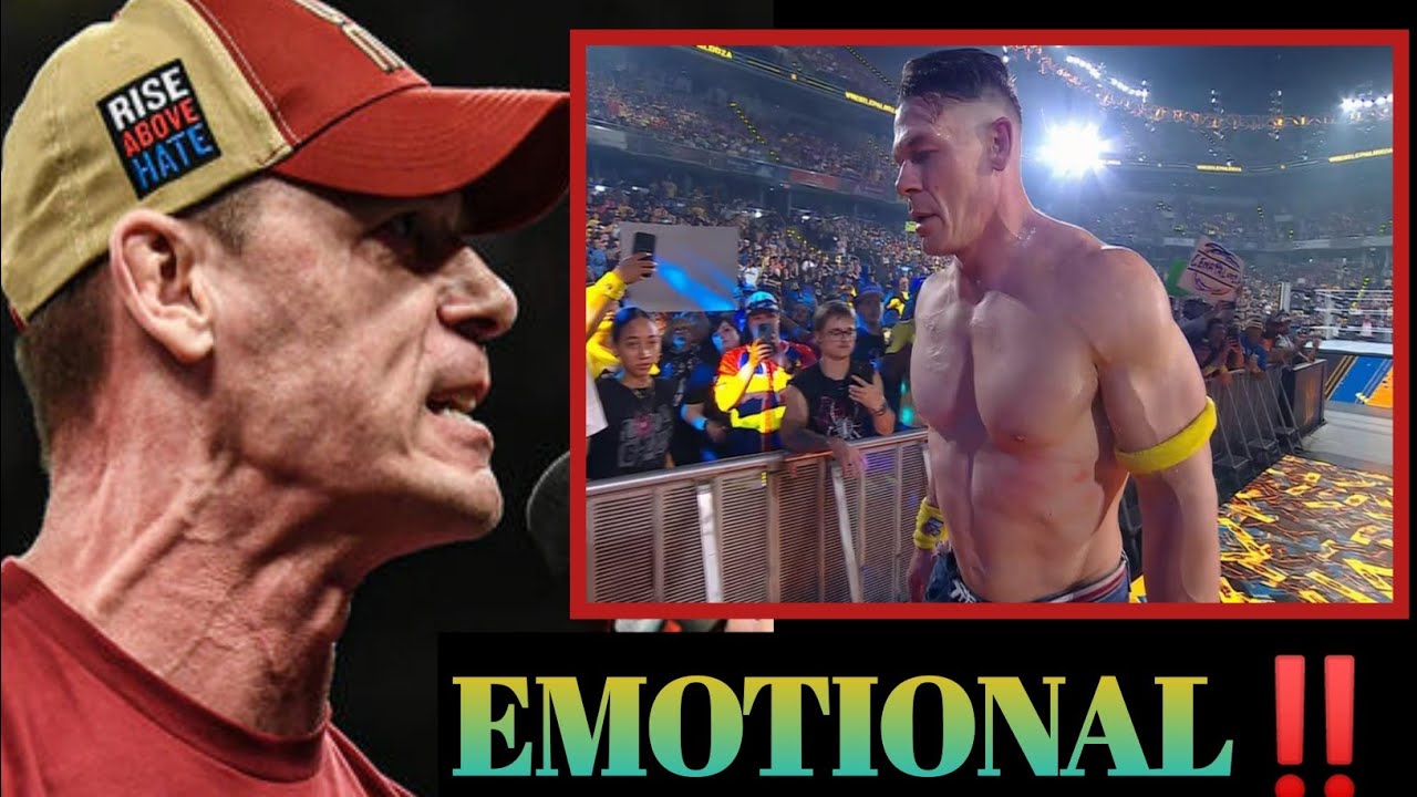 TEAR FLOWS🛑FANS IN TEARS AFTER JOHN CENA HAD THIS TO SAY IN HIS LAST ...