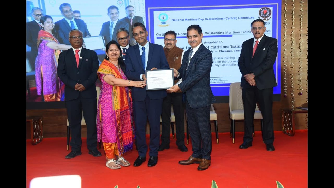Outstanding Maritime Institute (Post Sea)- NMDC 2025 Award by D.G ...