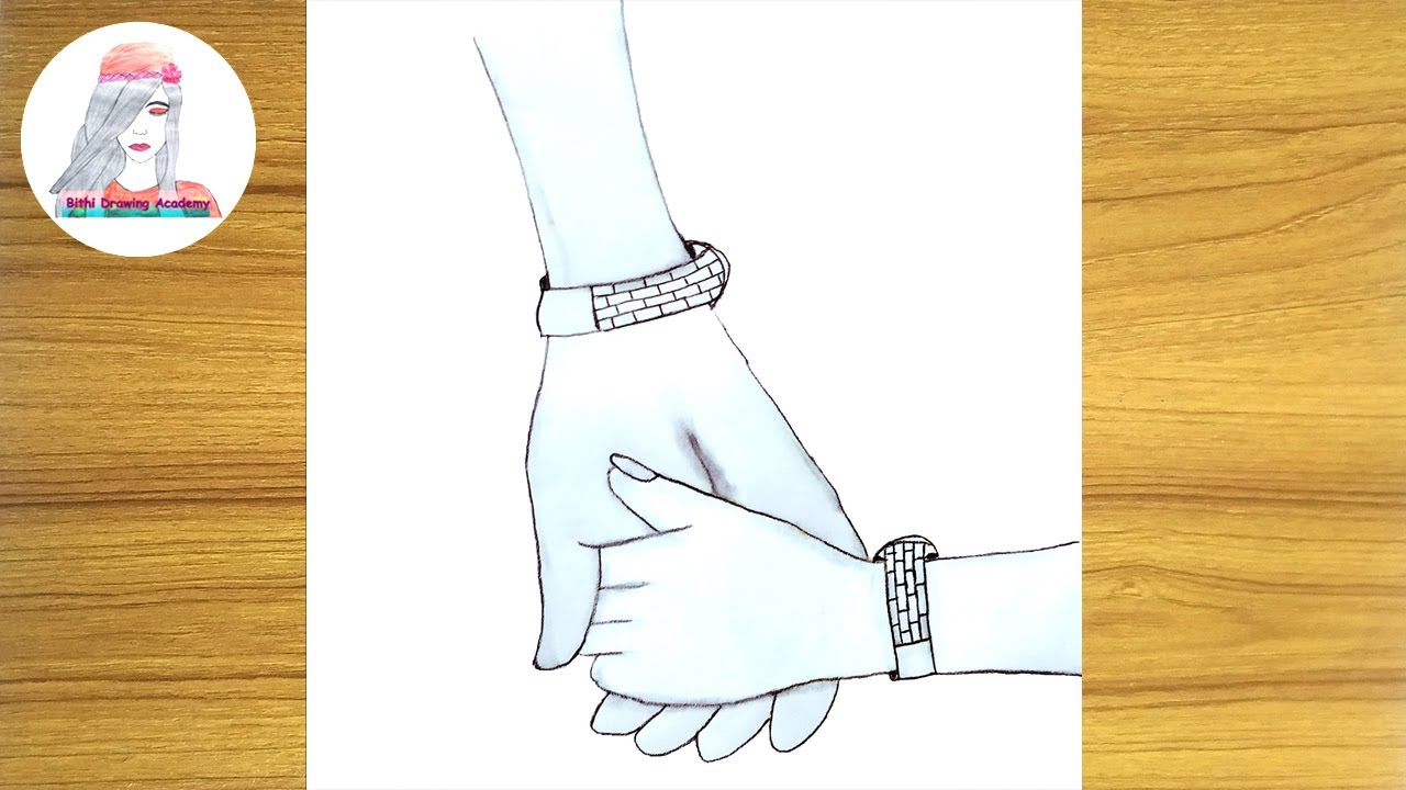How to Draw an Inseparable Bond Between Two People || Pencil Sketch ...