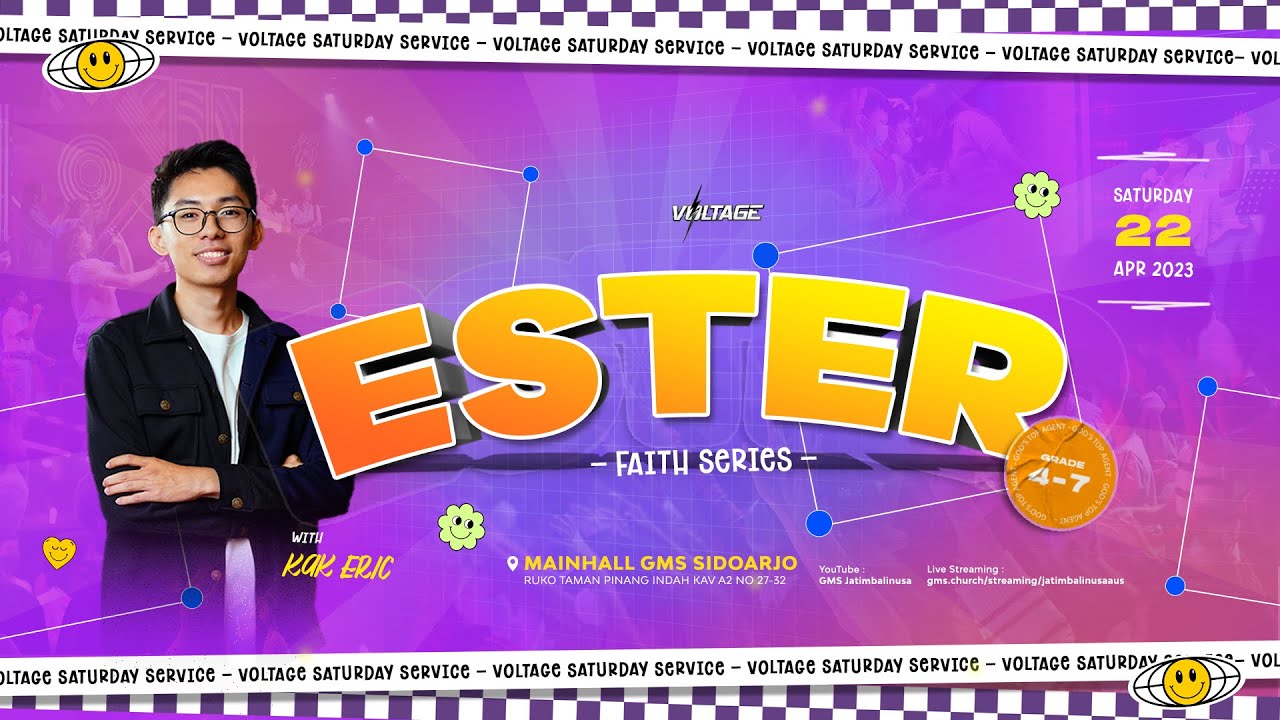 ESTER - Voltage Saturday Service 22 April 2023 I Kak Eric - YouTube