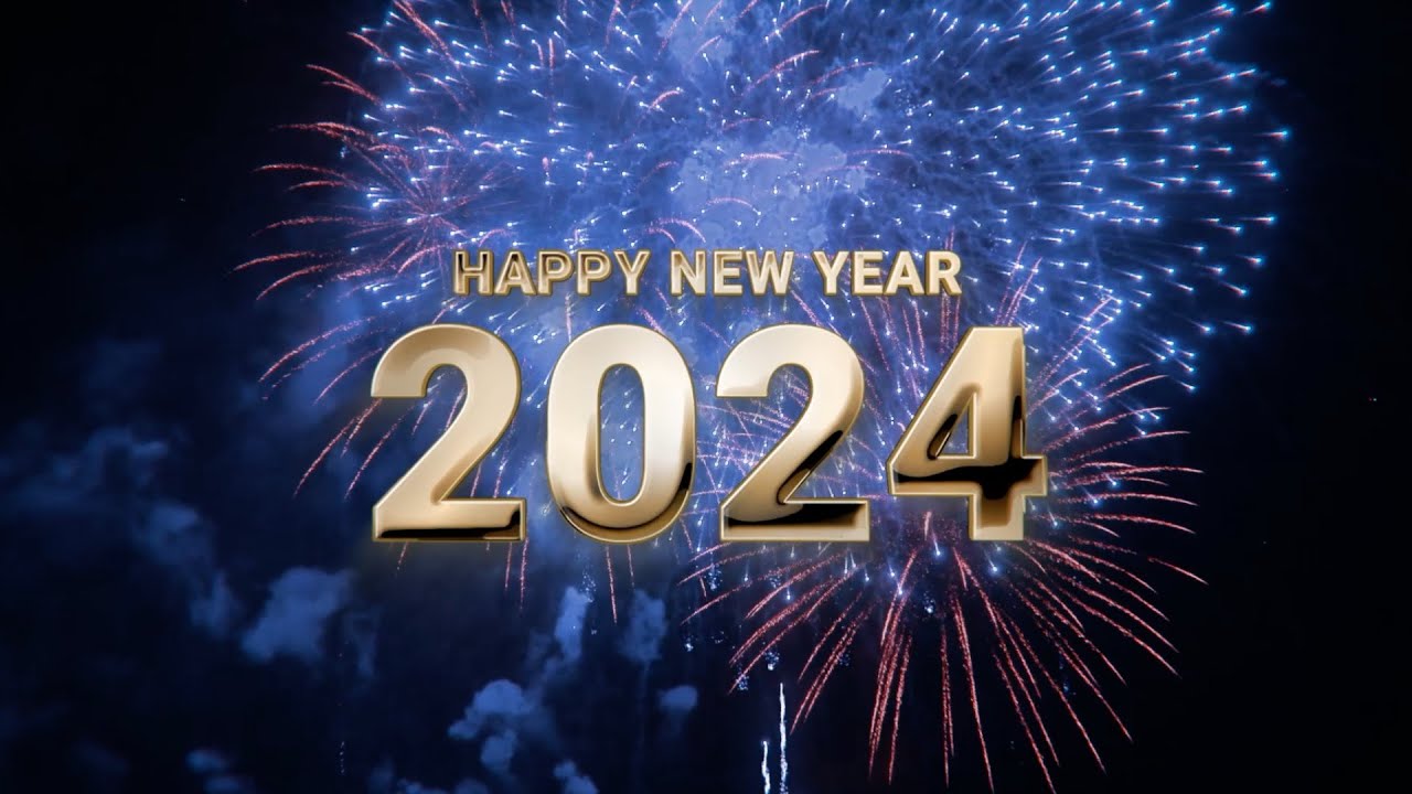 Happy New Year 2024 - Auld Lang Syne - Feliz año nuevo 2024 - with ...