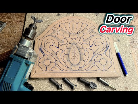 Beautiful wood carving Door Design