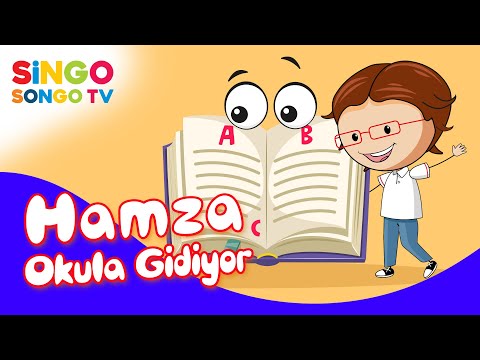 HAMZA Okula Gidiyor 🎒📚📖 – SingoSongo TV I İsme Özel Çocuk Şarkıları 🎵