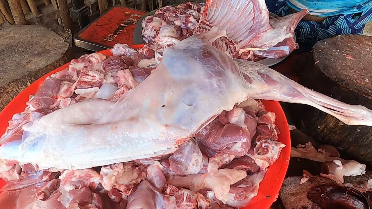 100 kg Original Goat Meat Cutting Video | Amazing Goat Meat Cutting ...